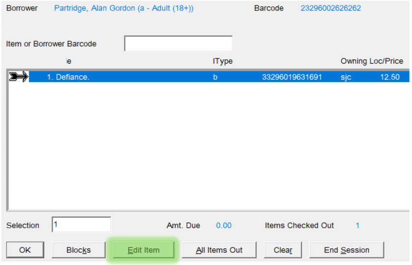 Adding & Editing Items | NLPL Documentation